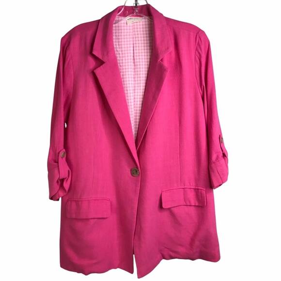 Allie Rose | Jackets & Coats | New Allie Rose Womens Linen 34 Rolltab ...